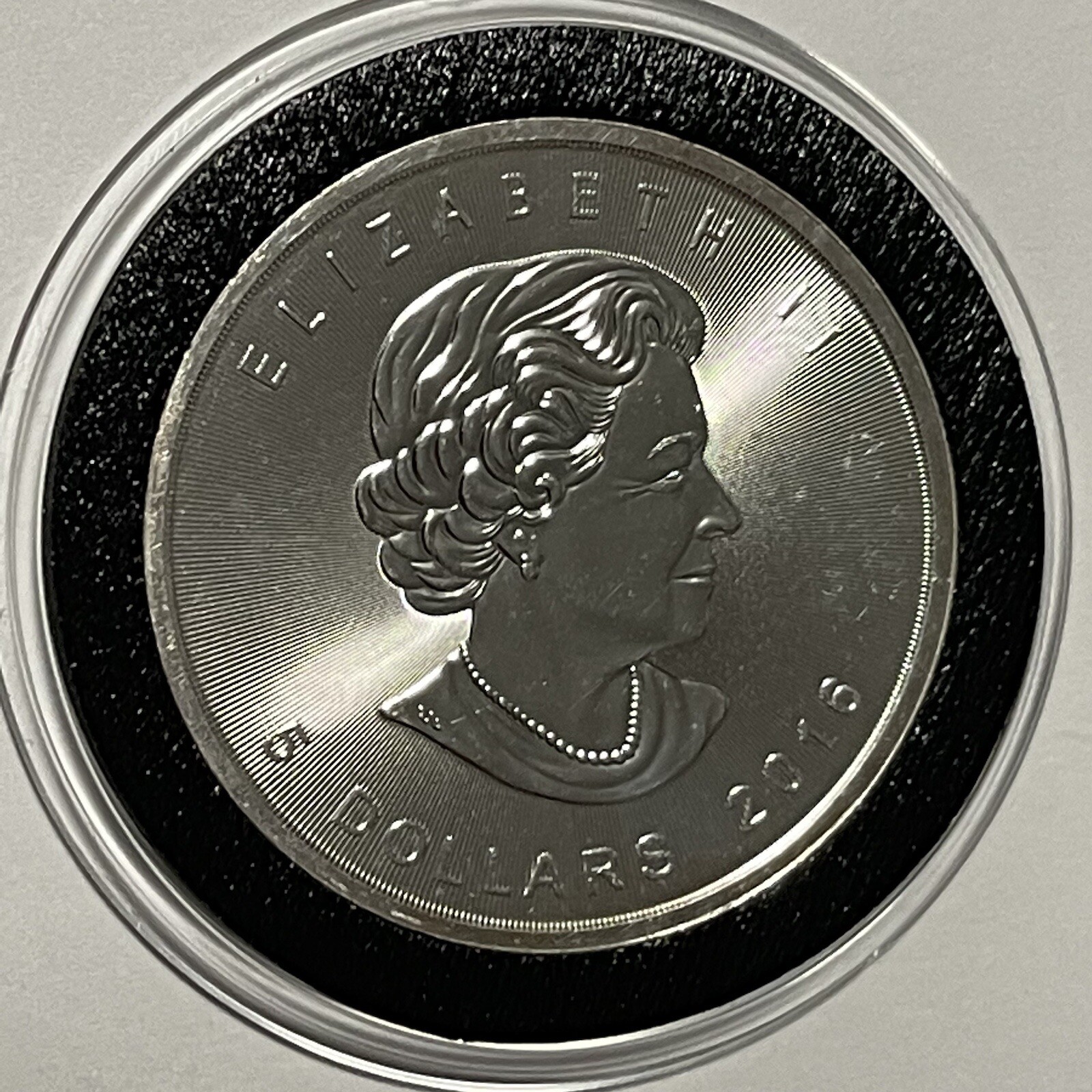 2016 Canada Maple Leaf Privy Coin 1 Troy Oz .9999 Fine Pure Silver ...