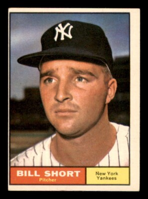 1961 Topps Baseball #252 Bill Short EX *d5 | eBay
