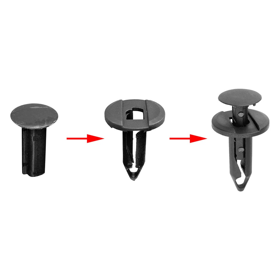 30PCS Fender Liner Fastener Rivet Push Clips for GM 11518017 Ford 2/4 ...
