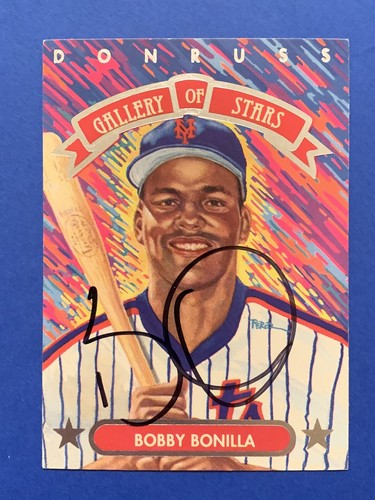 BOBBY BONILLA Signed 1992 Gallery Of Stars Pittsburgh Pirates Autograph ...
