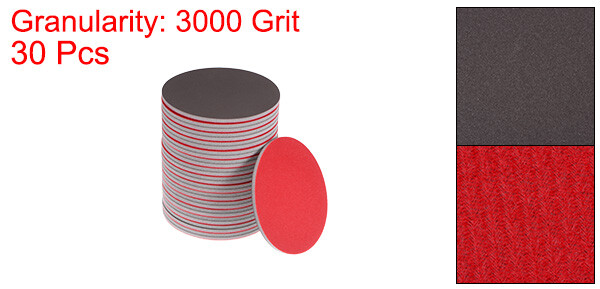 30pcs 3000 Grit Sanding Sponge 6 Inch Hook and Loop Sponge Sanding Disc ...