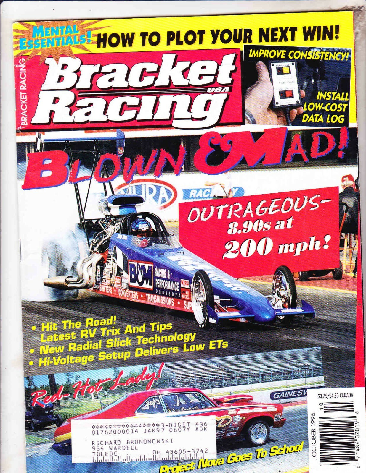 Bracket Racing USA Magazine July 1993 Open Wheel Issue Roadsters ...