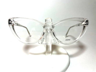 NEW SOHO by VIVID EYEGLASSES FRAME SOHO 1074 FULL CRYSTAL CATEYE LADIES ...