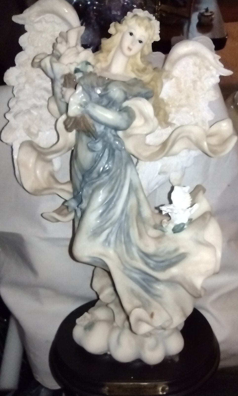 Montefiori Collection 12" Italy Design Seraphim Angel w/ Calla Lilies ...