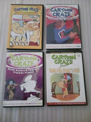 Cartoon Craze Set Of 4 DVDs | eBay