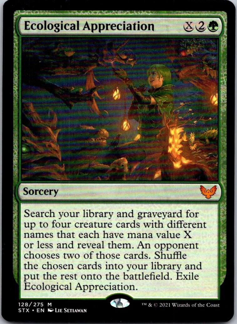 Magic the Gathering Ecological Appreciation Strixhaven: School of Mages ...
