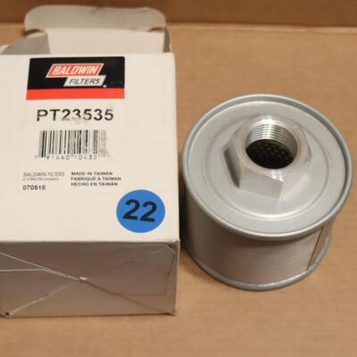 One BALDWIN FILTERS PT23535 Hydraulic Filter ,144 Micron,Metal 490R01 ...