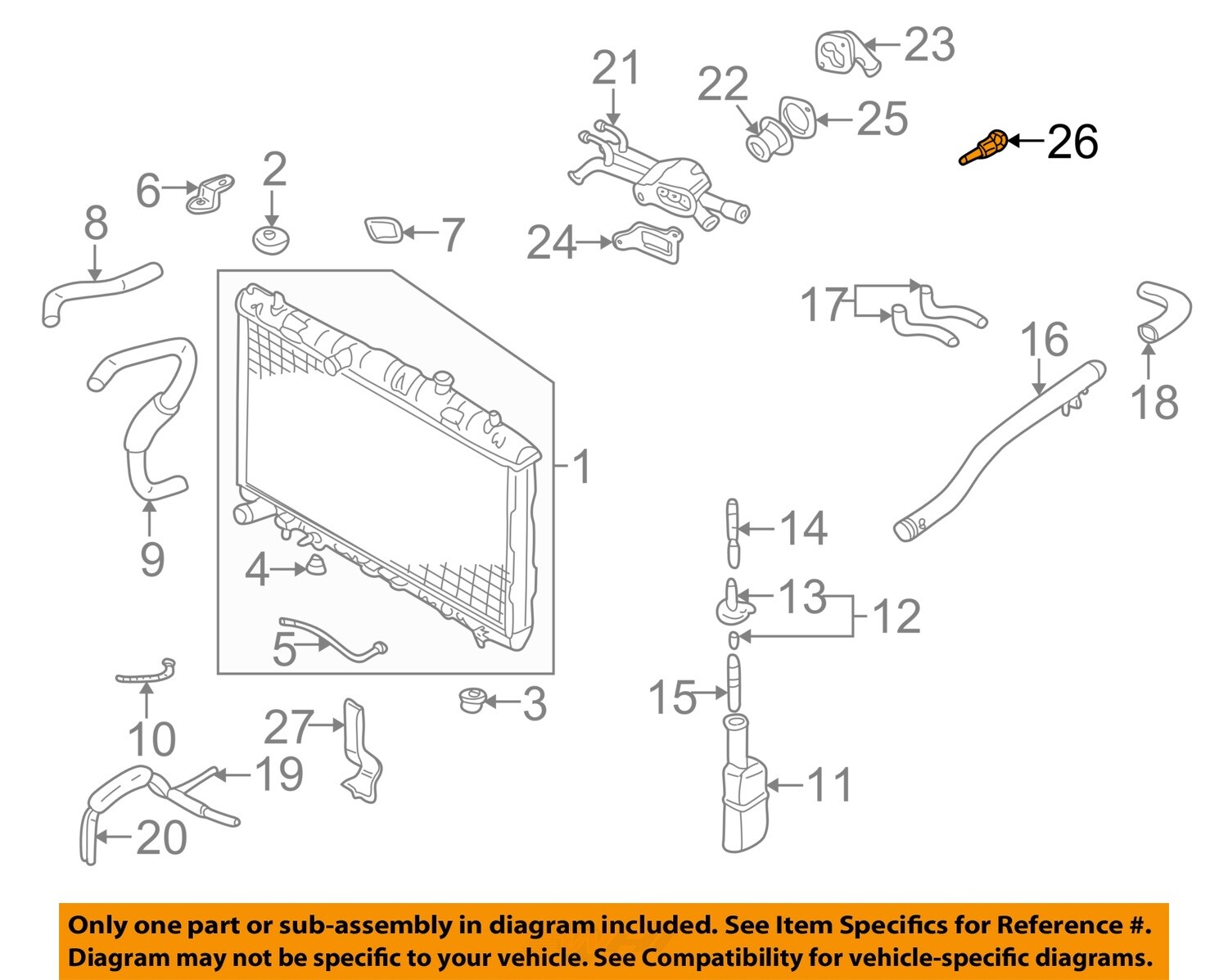 Hyundai OEM 03-08 Tiburon-oil Temperature Sending Unit 3922023990 for ...