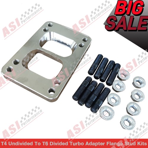 T4 Undivided To T6 Divided Turbo Adapter Flange Stud Kits S400 Borg ...