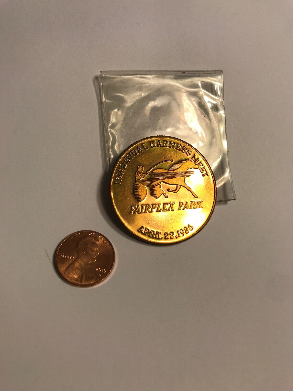 LA County Fair Fairplex Park 1986 Inaugural Harness Meet Horse Racing ...