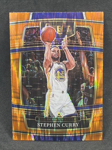 2021-22 Select Concourse Orange Flash #94 Stephen Curry Golden State ...