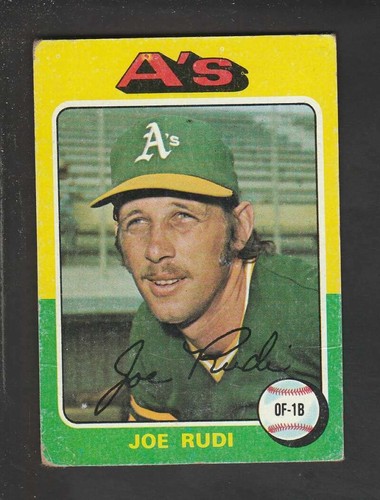 1975 Topps #45 Joe Rudi G Athletics 161625 | eBay