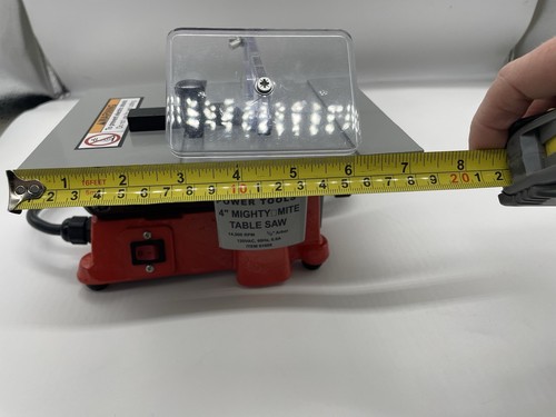 Chicago Electric Mighty Mite 4" Table Saw! Minimal Use! Tested! | eBay ...