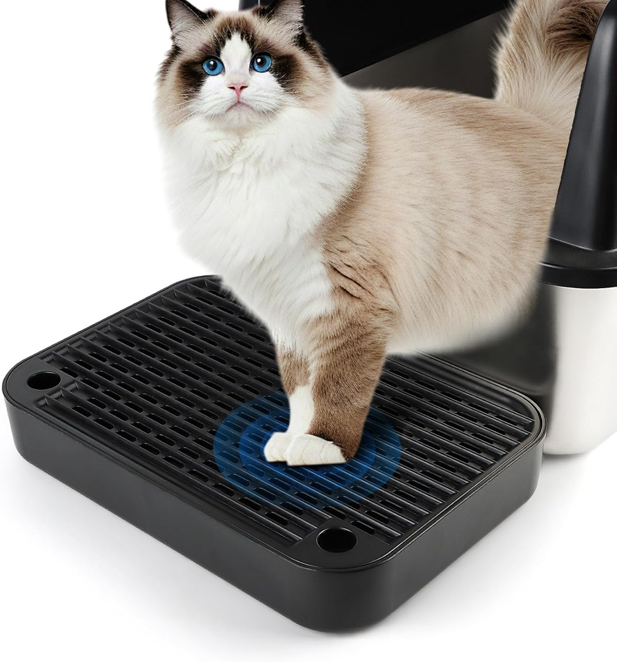 Litter Box Step, Cat Step/Ramp/Catcher with Filter Function, Easy to ...