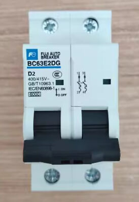 Fuji Electric Miniature Circuit Breaker MCB BC63E2DG-2P D2 2A | eBay