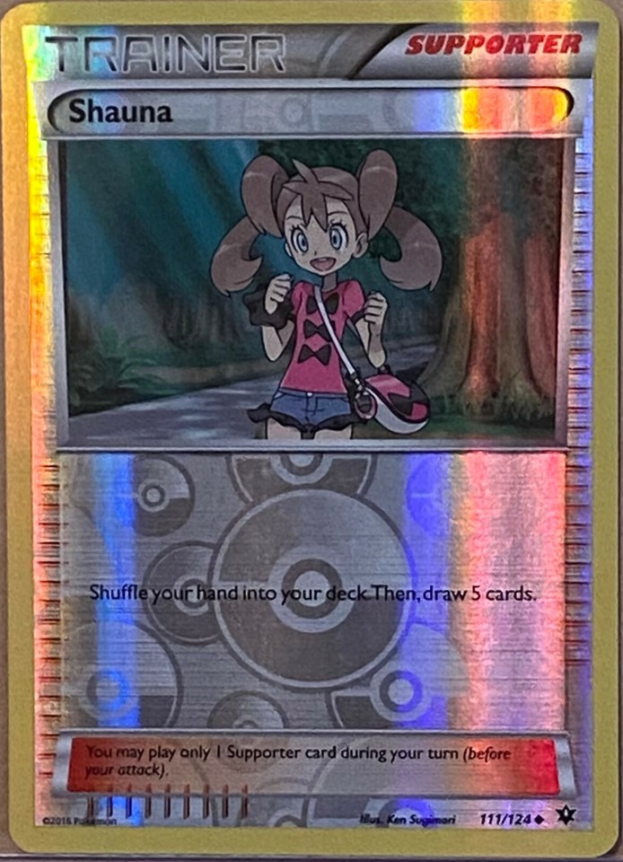 Pokemon 2016 Shauna 111/124 Reverse Holo Fates Collide Card | eBay