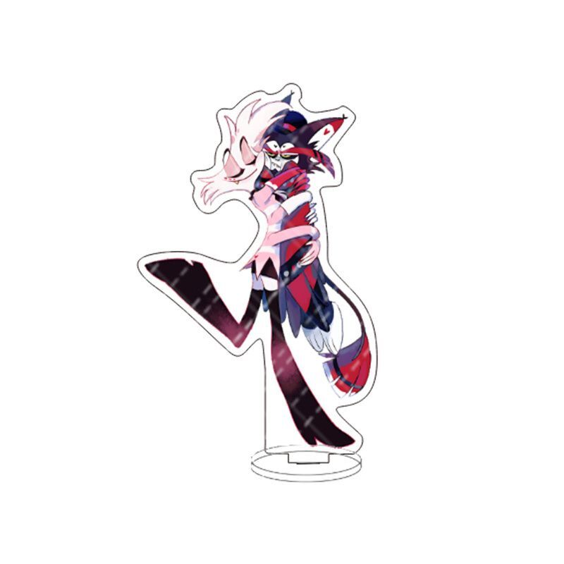 13cm Hazbin Hotel Vox Husk Alastor Acrylic Stand Figure Model ...