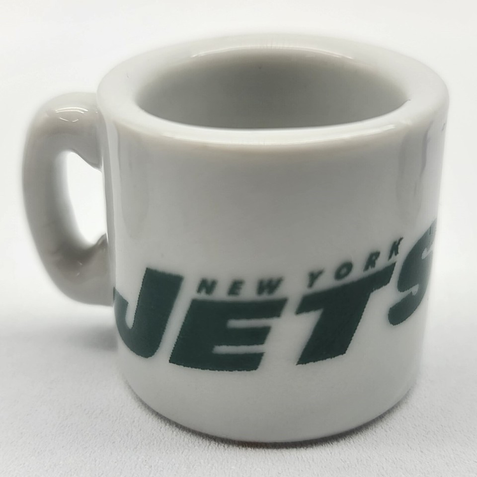 ⭐️ NFL Football New York Jets Ceramic Gumball Mini Coffee Mug - 1.25 ...