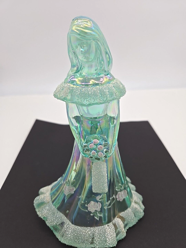 Shelly Fenton Bridesmaid Figurine Sea Mist Green Iridescent Hand ...