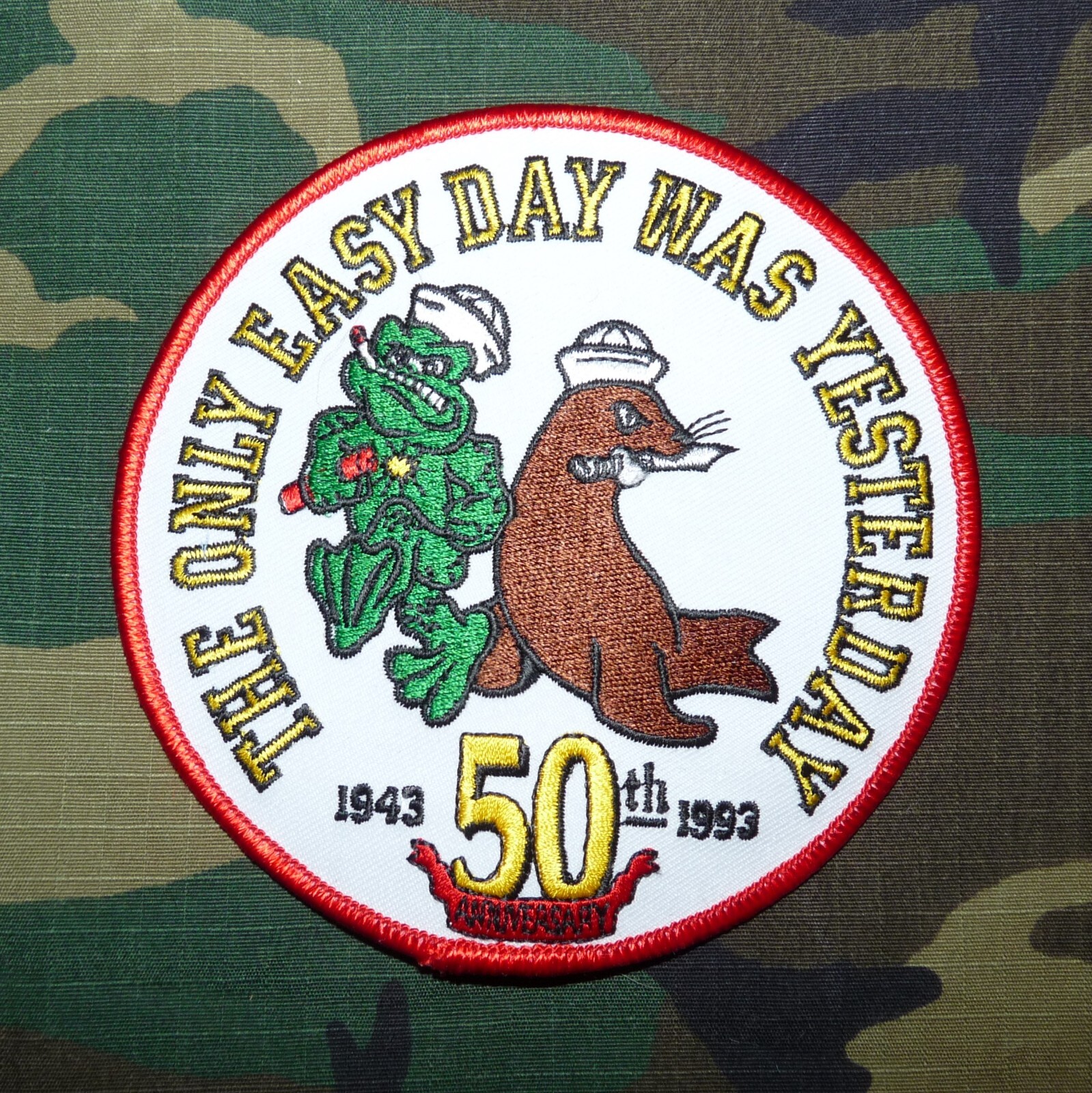 Original 50th Anniversary (1943-1993) US Navy Special Warfare UDT/SEALS ...