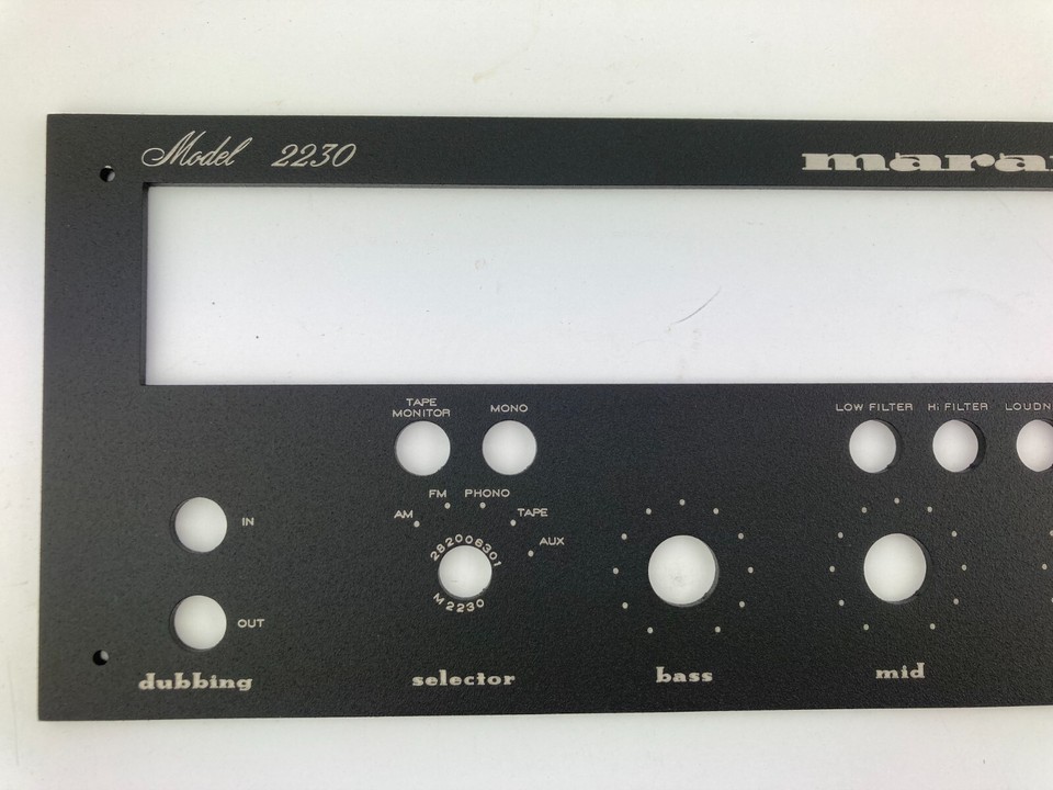 New! Marantz 2230 Receiver Front Panel Faceplate (Face Plate) | eBay