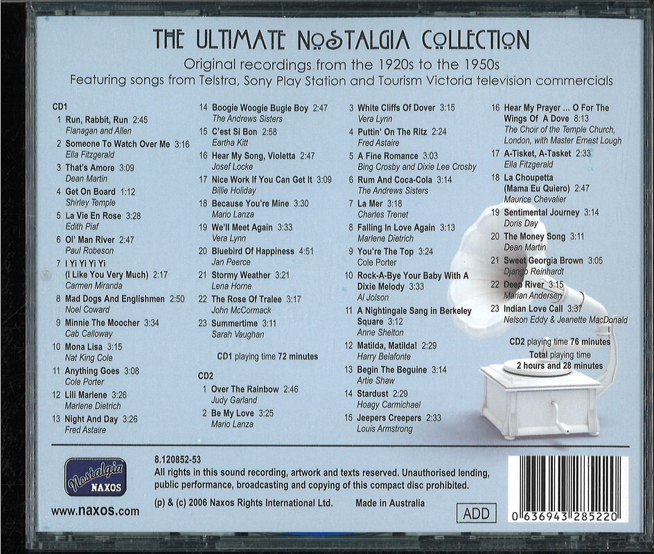 151DB NEW SEALED (CD) THE ULTIMATE NOSTALGIA COLLECTION | eBay