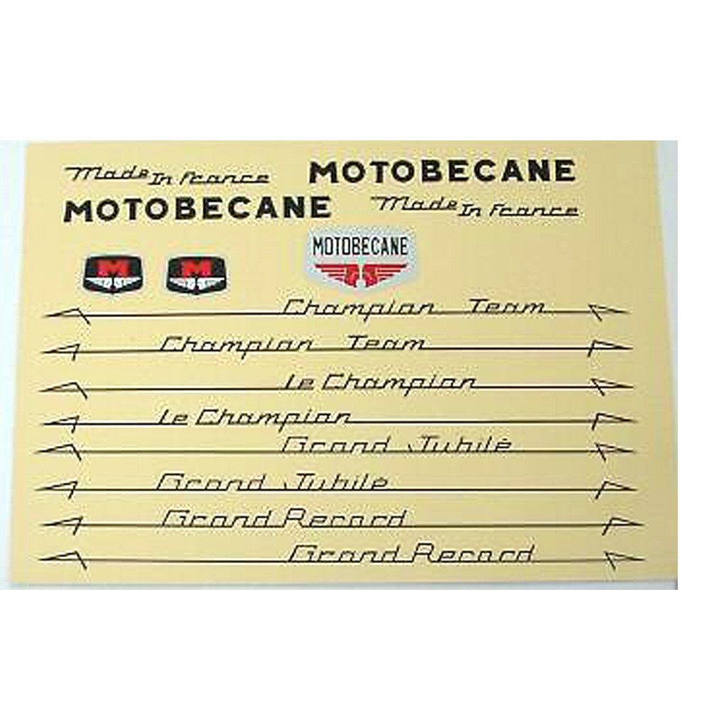 Motobecane full set of decals vintage choices one set | eBay