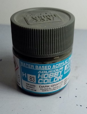 MR.HOBBY COLORE ACRILICO DARK GREY H83 ml 10 | eBay