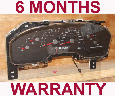 2004-2005 Ford Expedition Instrument Cluster w/ Message Center - 6 ...