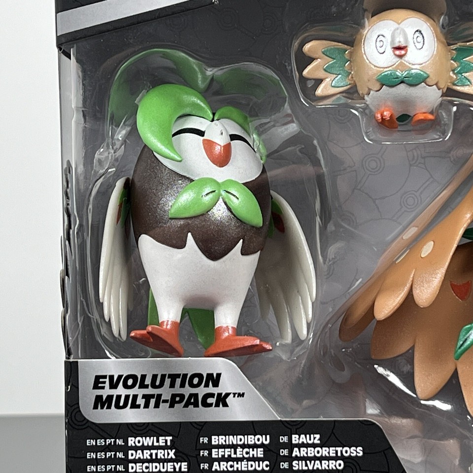 Pokémon Select Evolution Multipack Rowlet/Dartrix/Decidueye Action ...