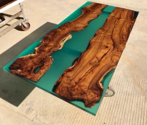 72" x 36" Epoxy Center Table Top / Patio Dining Table Modern Furniture ...