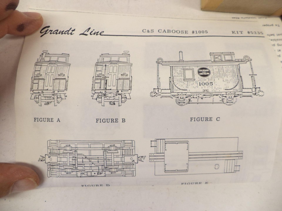 Grandt Line HOn3 C&S Freight car kits(2), (dt), | eBay