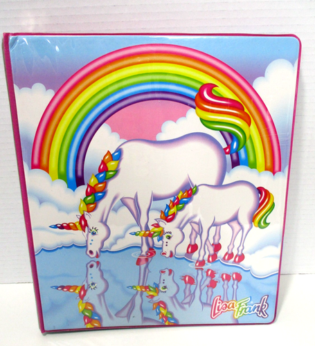 Lisa Frank 3 Ring Binder Happy 30th Birthday Markie & Celeste with ...