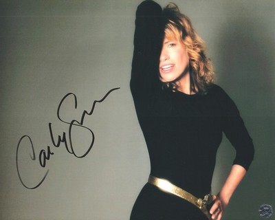 Carly Simon Autographed Signed Red Hot Super Sexy 8x10 Photo with COA ...