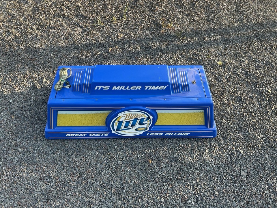 Miller Lite Vintage Pool Table Light | eBay