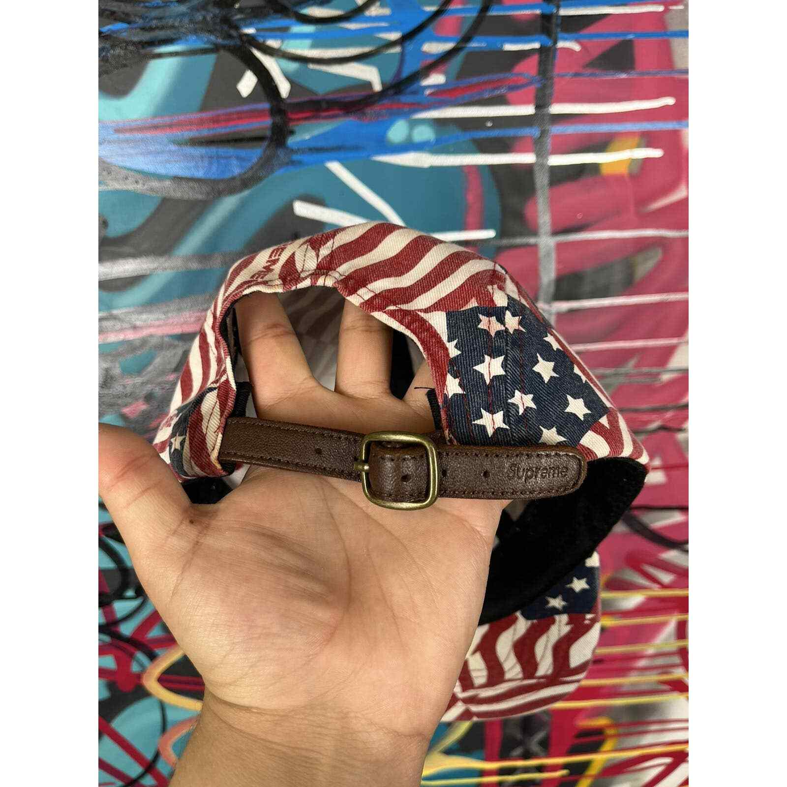 Supreme SS/20 American Flag Cap - Gem