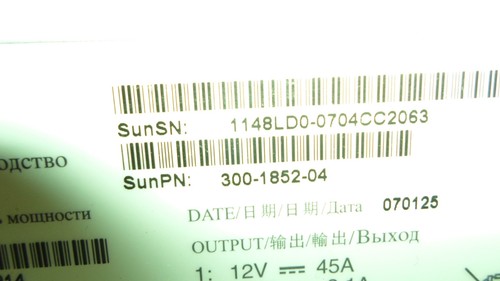 SUN TYCO 300-1852-04 A214 POWER SUPPLY FOR SUN FIRE V445 USED & TESTED ...