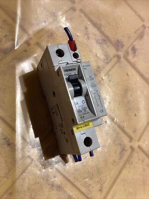 Siemens 5SX21 Circuit Breaker With 5SX9100HS Contact Block | eBay