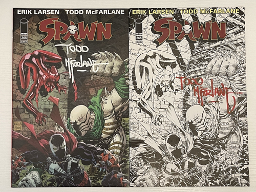 Todd McFarlane SIGNED Spawn #265 Cover A and B (NM) [Dedication Available] | eBay