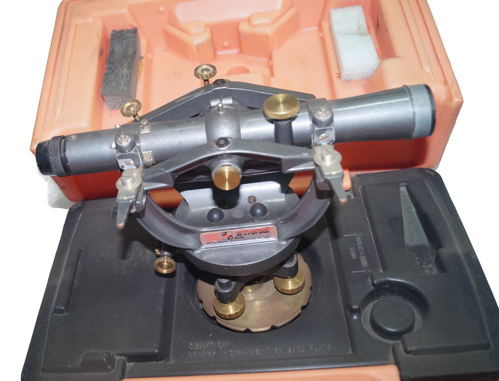 Vintage David White Instruments Universal Model 8300 Level TRANSIT for ...