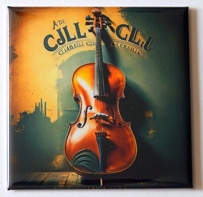 Cello Lessons FRIDGE MAGNET sign advertisement | eBay