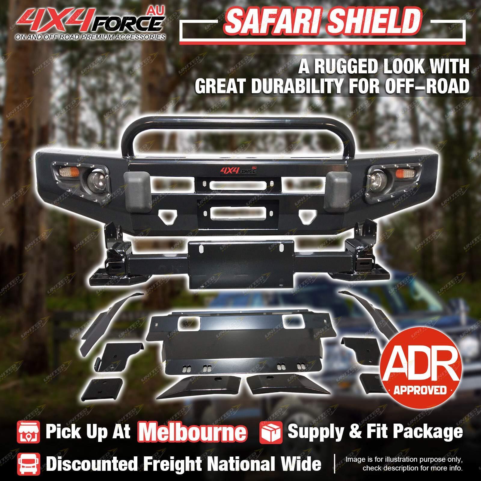Safari Shield Bullbar U LOOP Guard Plate for Toyota Hilux Vigo 12-15 ...