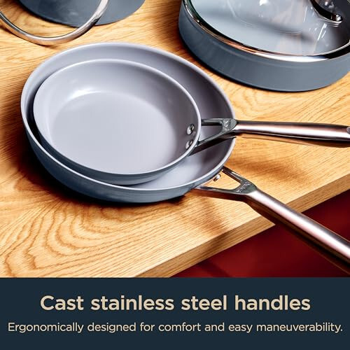 Ninja NeverStick Ceramic Pro 10-Piece Cookware Set, Non-Stick Pots ...