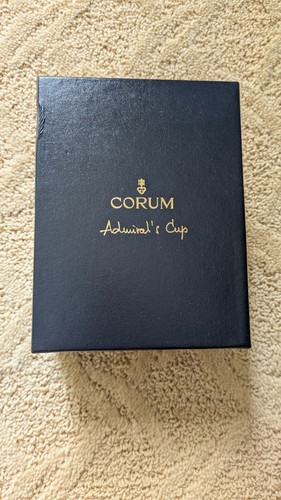Corum Admiral's Cup Watch Box: With Outer Box and Inner Box | eBay