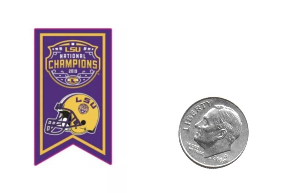LSU Tigers Pins Louisiana State University Pins 2019 Champion College ...