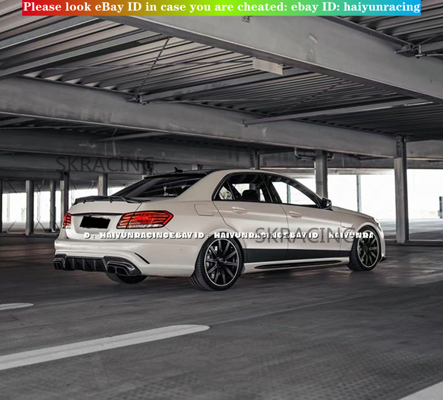 FOR 2010-2016 W212 E300 E350 E550 E63 SEDAN CARBON FIBER REAR TRUNK SPOILER WING | eBay