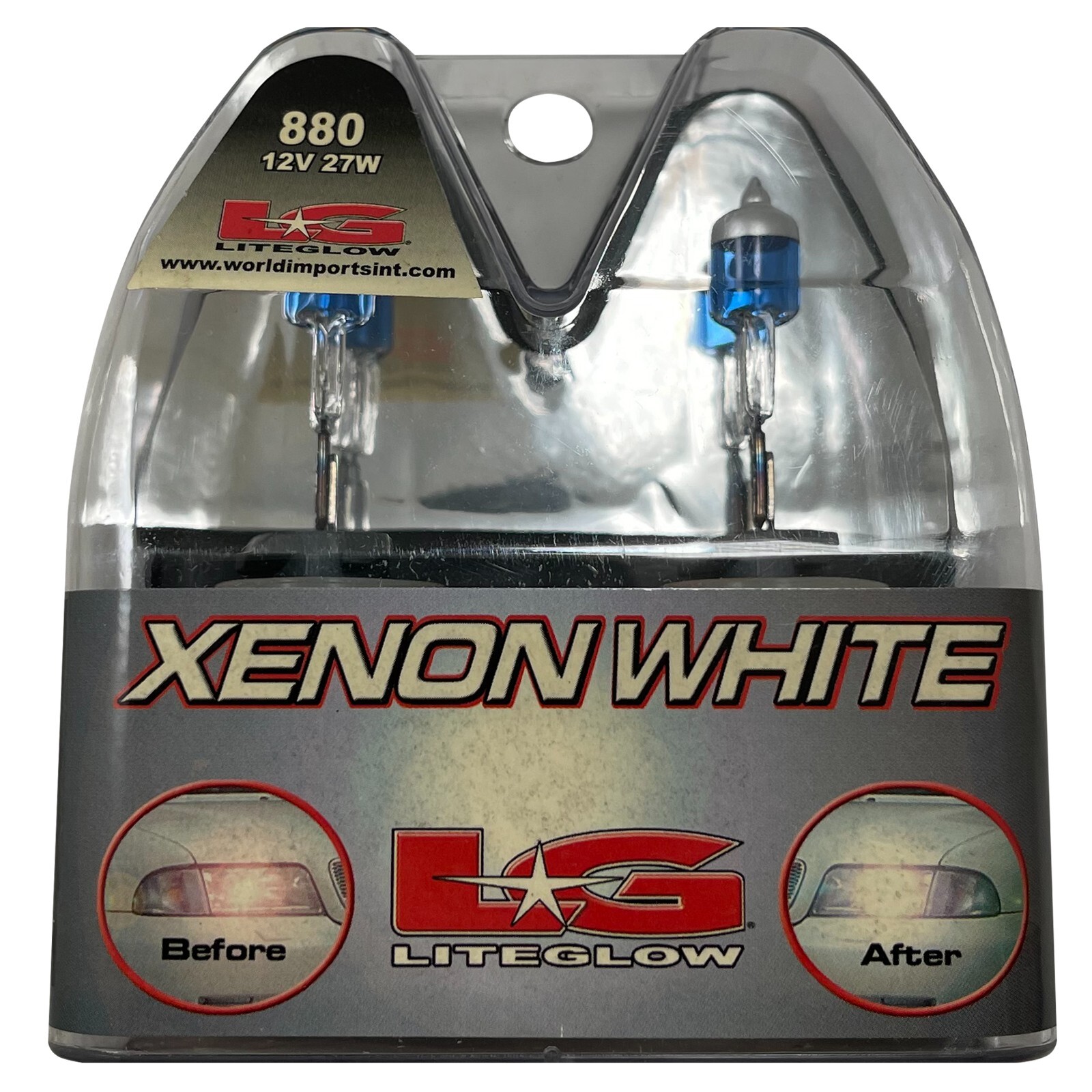 LG LITEGLOW Pair of 880 Super Xenon White Fog Light Bulbs 12V 27W | eBay