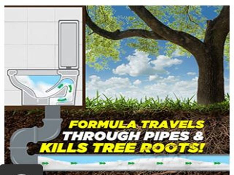 Root Killer 10Lb Foaming Drain Cleaner Removes Tree Roots Pipes Sewer ...