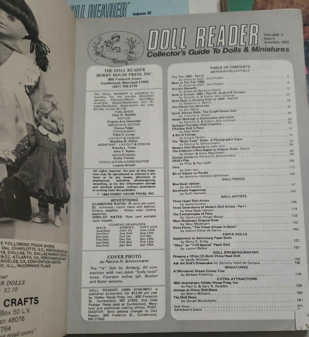 Best of the Doll Reader by Virginia Ann Heyerdahl (1988, Trade ...