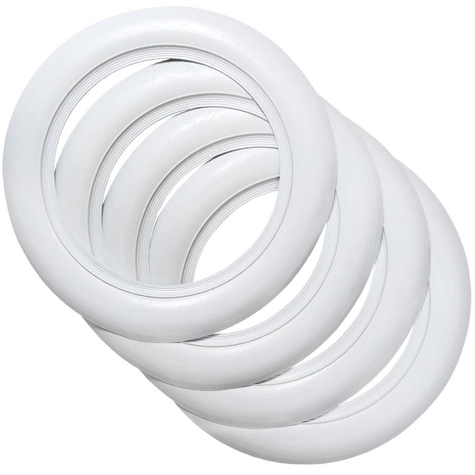 White Wall Portawalls 15" 3" Wide Tire Inserts Set – Sidewall Trim Kit ...